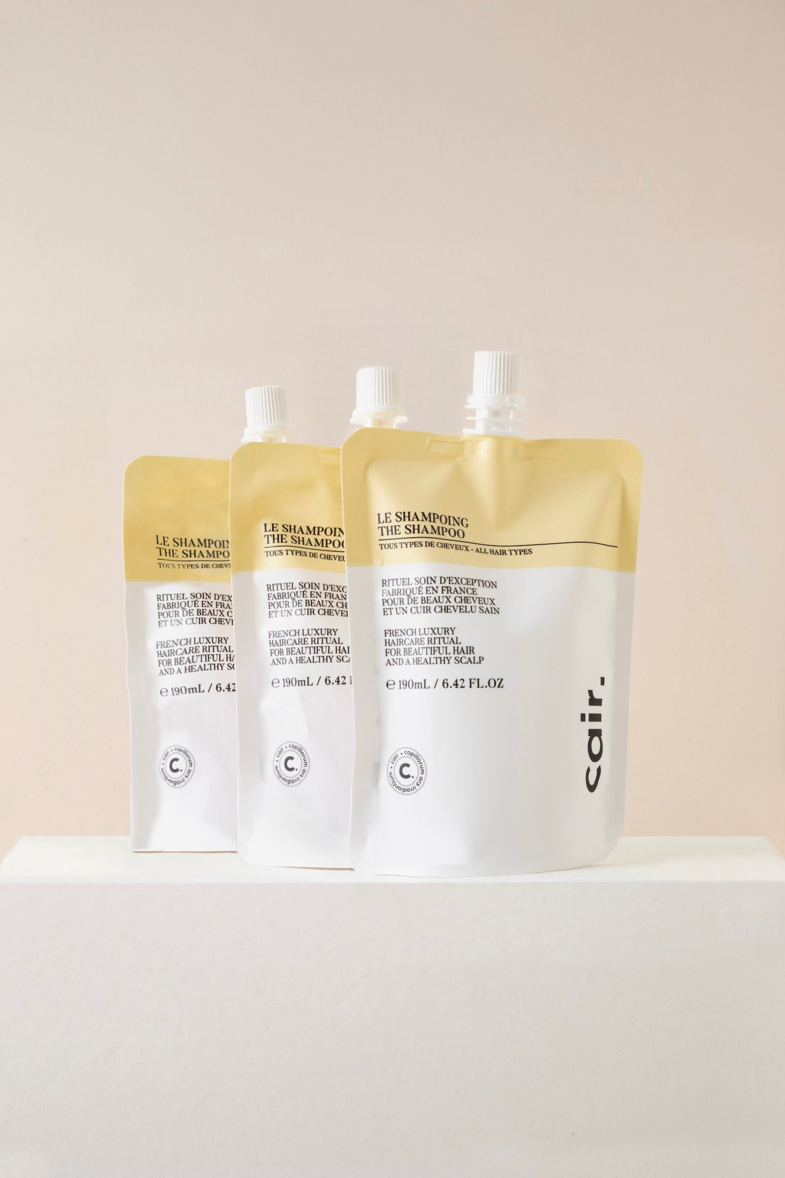 Our shampoo refills trio – Cair
